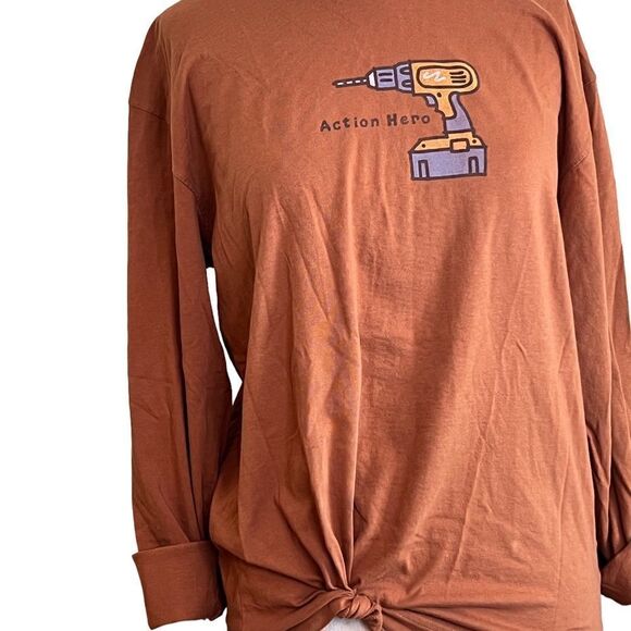 Life Is Good | Tops | Lifeisgoodactionherorustcoloredlongsleevetshirt ...